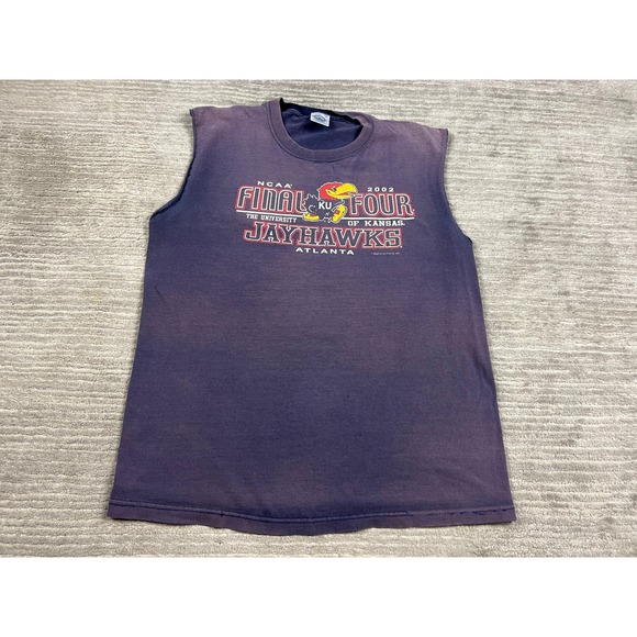 Delta | Shirts | Delta Muscle Tee Mens Medium Faded Purple Kansas ...